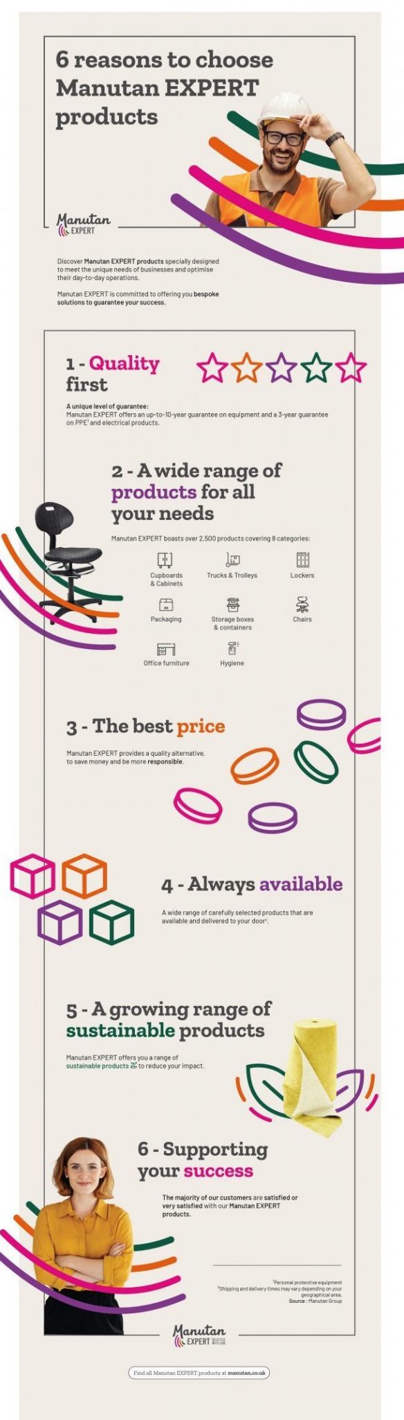 6 good reasons not to be wrong! Choose Manutan EXPERT - Manutan UK Blog