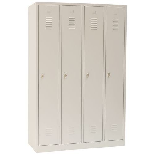 Storage Lockers Nest of 4 with Plinth | Free Delivery | Manutan UK