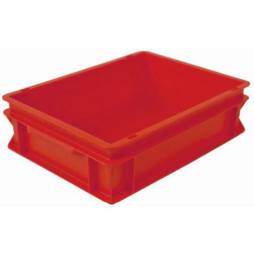 RAKO red European standard stackable container - 10 and 21 l - Manutan ...