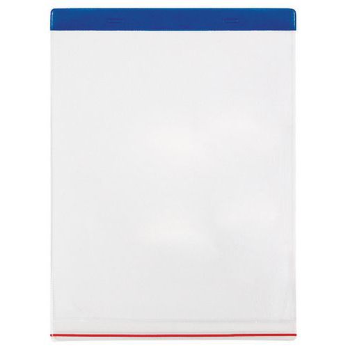 Magnetic sealed pocket for documents, A4 vertical - Manutan.co.uk