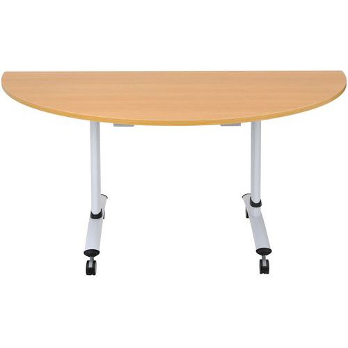 Folding half-moon conference table | Manutan UK