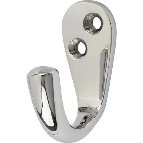 Single Coat Hook | Solid Brass Core | Cloakroom | Manutan UK