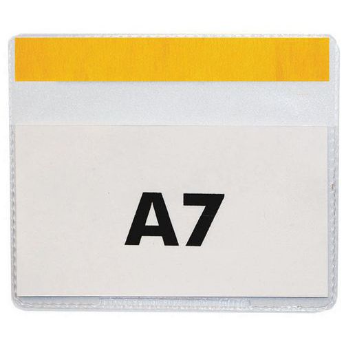 A7 clear, self-adhesive document holder - Manutan - Manutan.co.uk