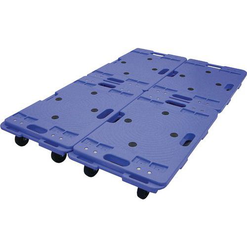 Wheeled Modular Plastic Dolly - 150kg UDL - Manutan.co.uk