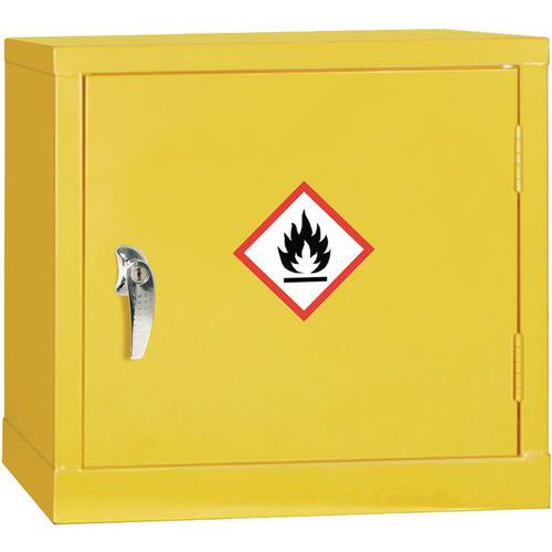 Mini Flammable Material Storage Cabinet COSHH - 457x457mm - Premium ...
