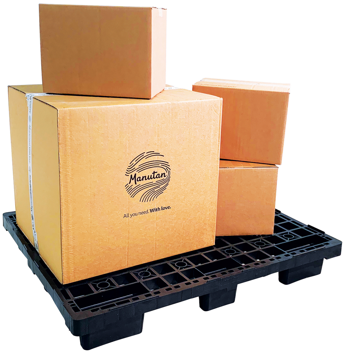 Heavy Duty Recycled Pallets - Lightweight Recycled Plastic - Manutan ...