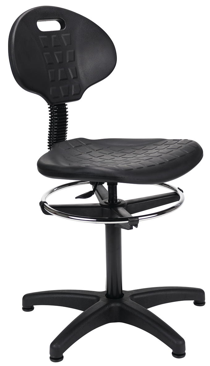 Ergonomic Laboratory/Draughtsman Chair - Polyurethane - Manutan Expert ...