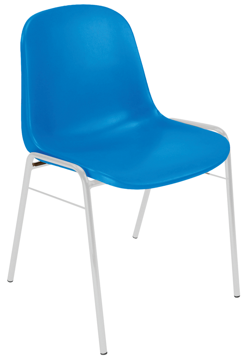 Plastic Office Chair - Aluminium Frame - Stackable - Manutan Expert ...