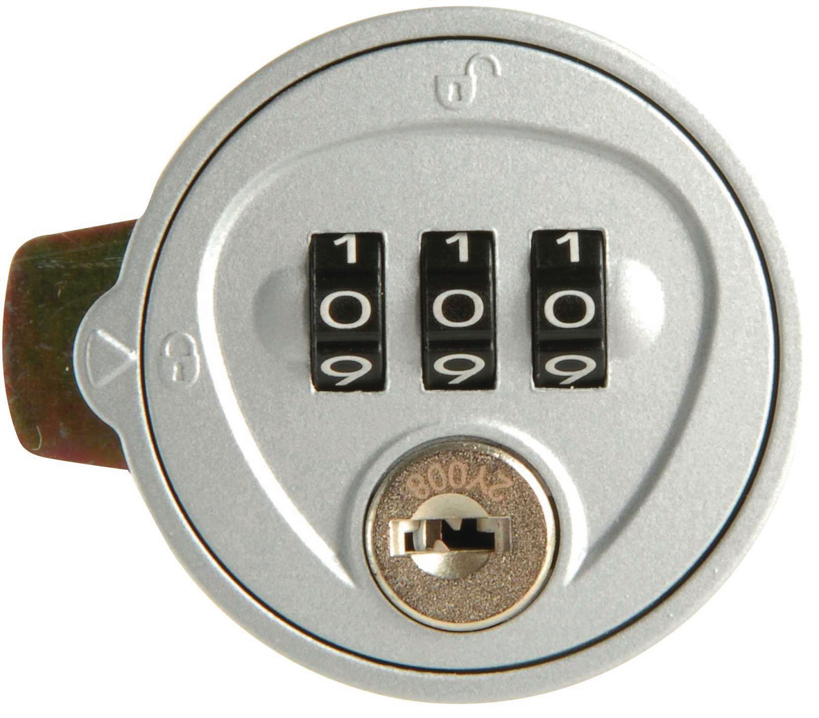 Mechanical keypad lock - 3 wheels - Euro-Locks - Manutan.co.uk