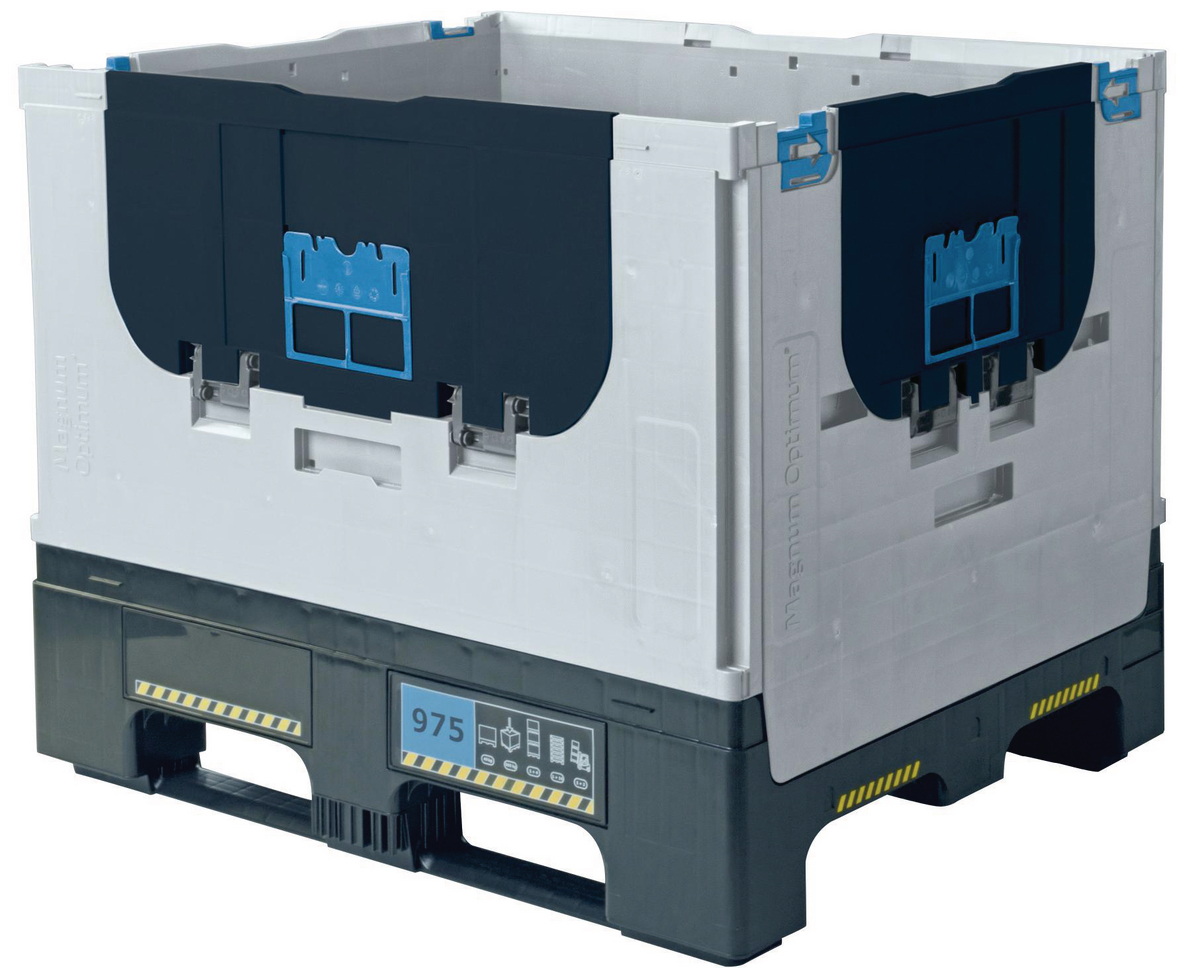 Magnum folding pallet container - Manutan.co.uk