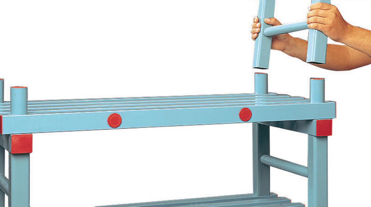 Ladder connection for intermediate level Poly-Store - Manutan.co.uk