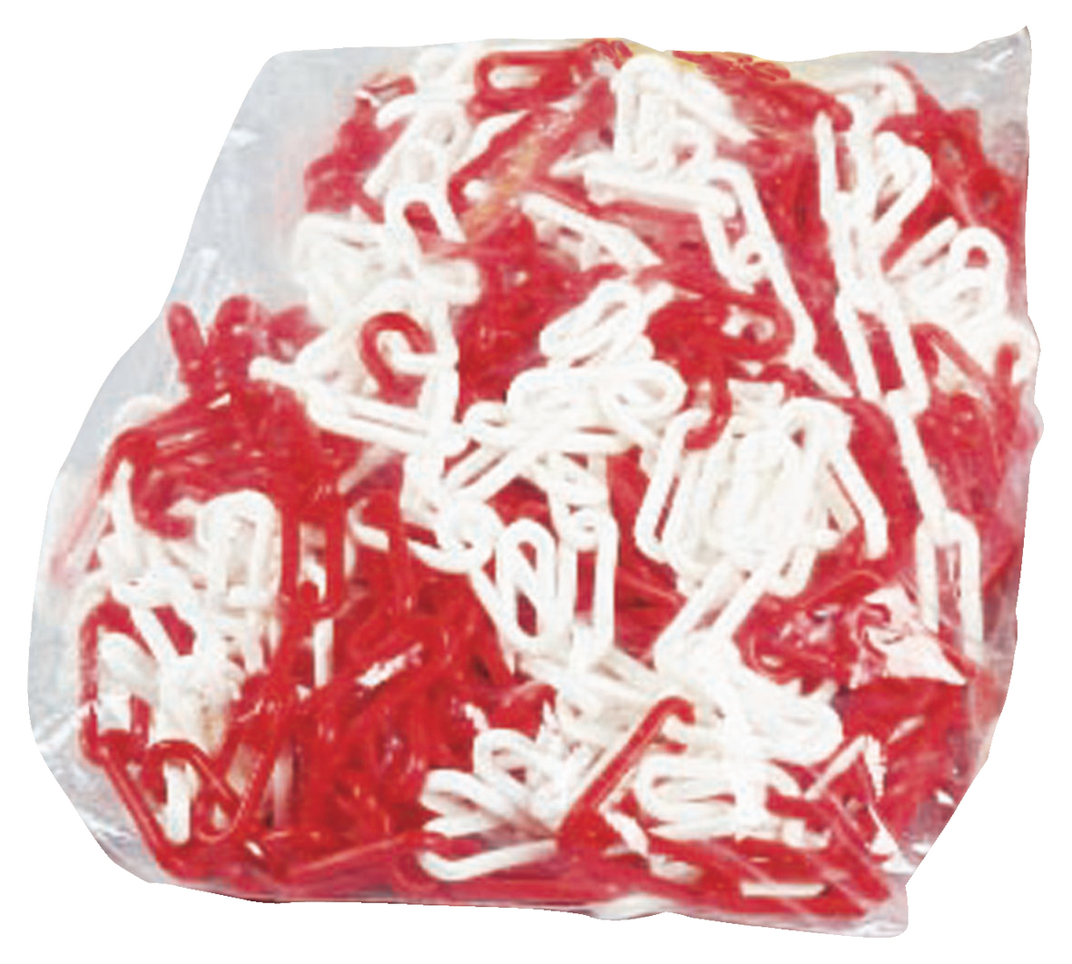 Red & White Plastic Chain - Manutan.co.uk