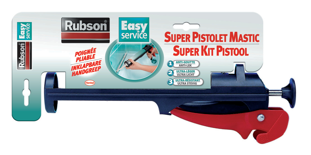 Rubson folding mastic gun - Manutan.co.uk