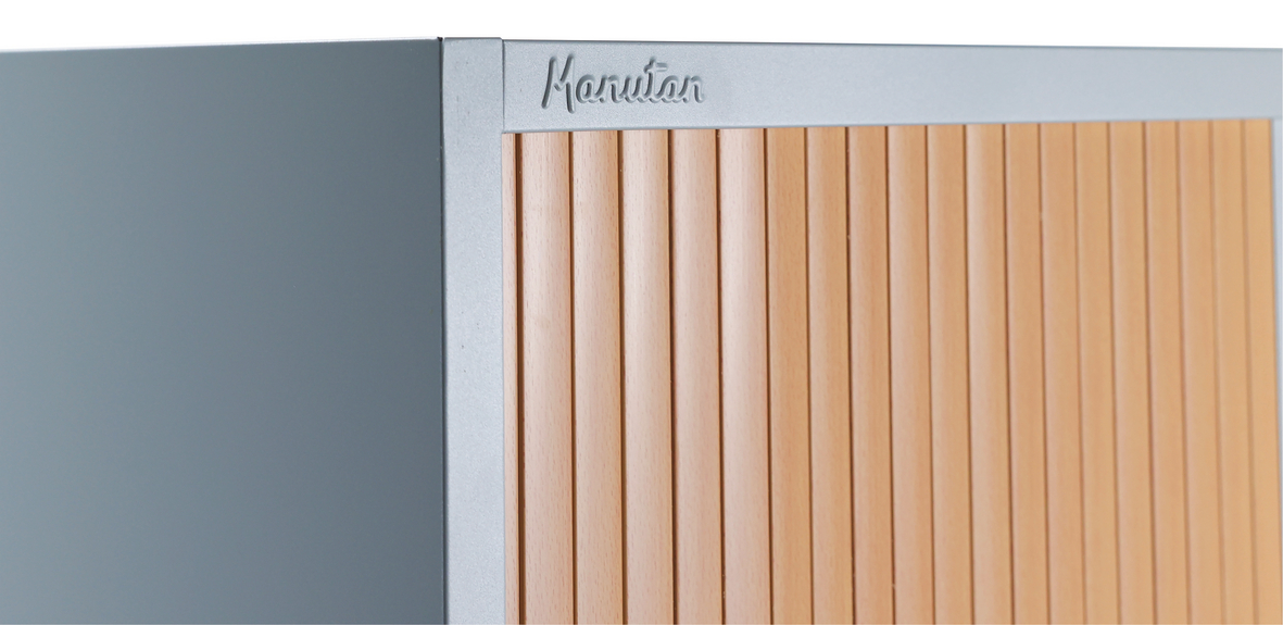 PVC Tambour Door Cupboard | HxWxD 1950x1000x450mm | 10 Year Guarantee