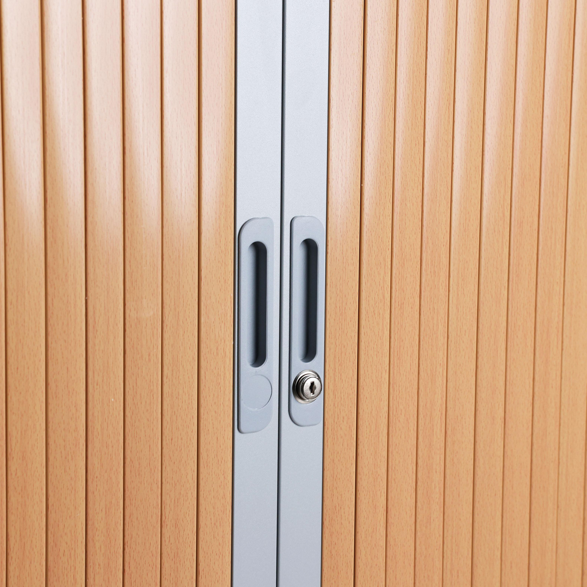 PVC Tambour Door Cupboard | HxWxD 1950x1000x450mm | 10 Year Guarantee