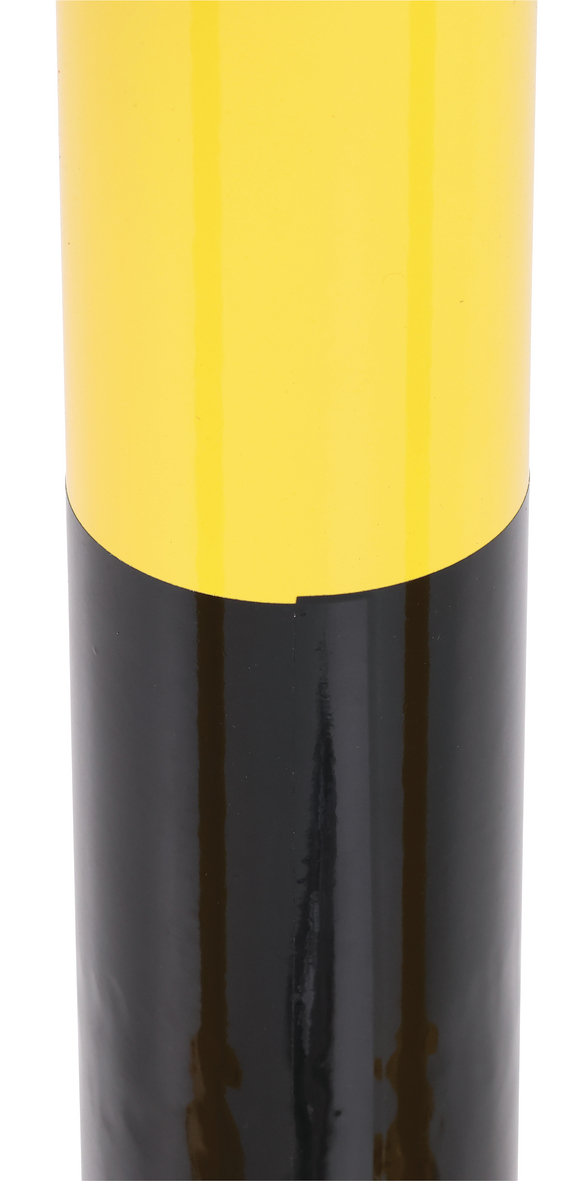 Corner Traffic Hoop Barriers - Black & Yellow - Steel - Manutan Expert ...