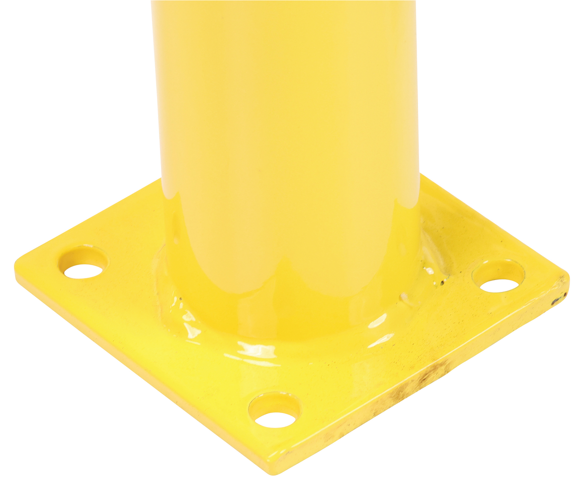 Corner Traffic Hoop Barriers - Black & Yellow - Steel - Manutan Expert ...