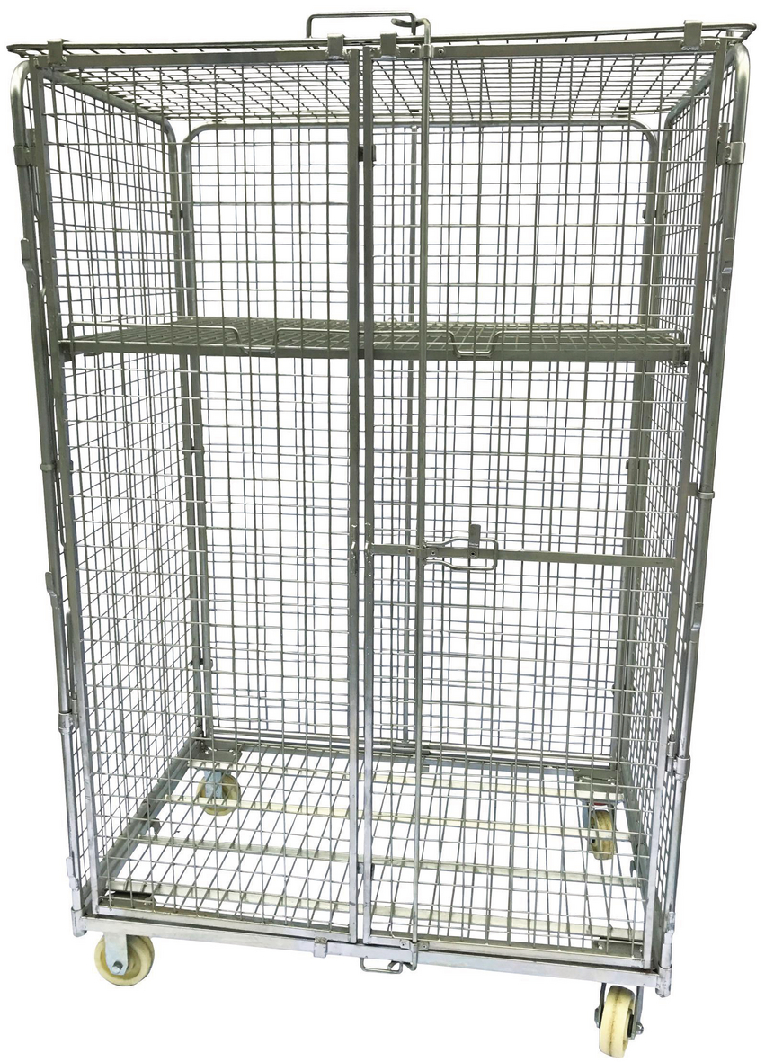 Large safety roll container - 600 kg capacity - Manutan Expert ...