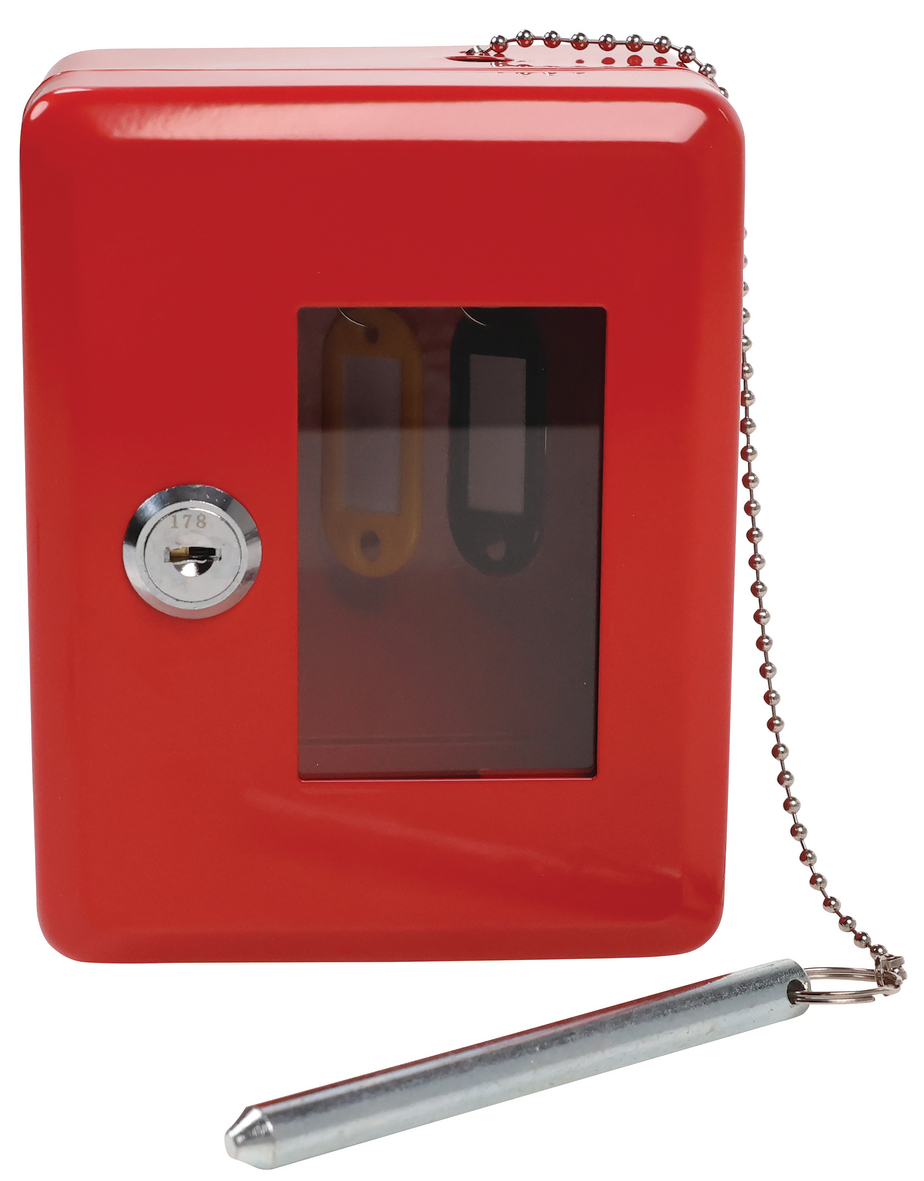 Emergency Key Box With Glass Panel & Hammer - Red - Manutan Expert ...