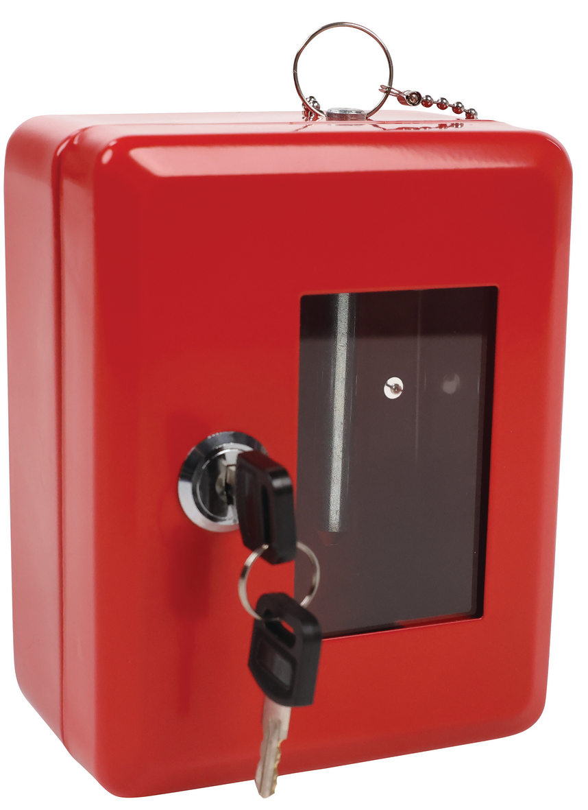 Emergency Key Box With Glass Panel & Hammer - Red - Manutan Expert ...