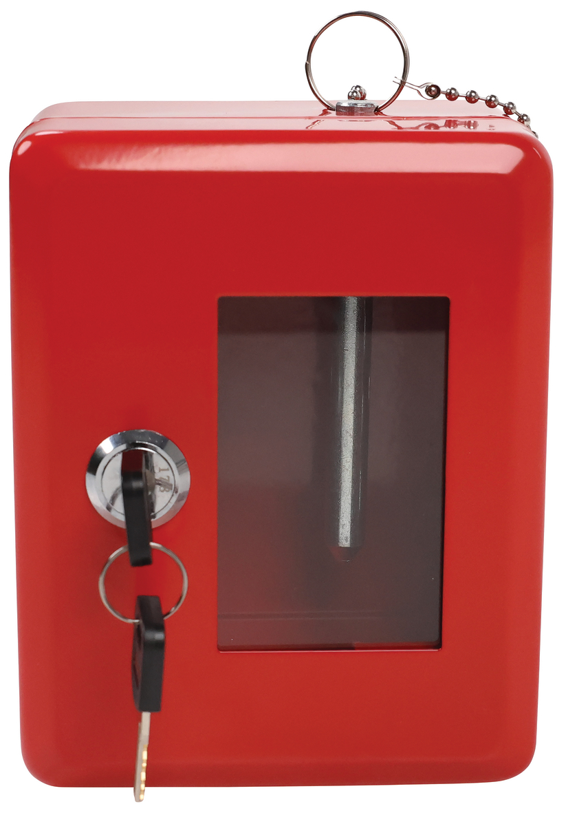 Emergency Key Box With Glass Panel & Hammer - Red - Manutan Expert ...