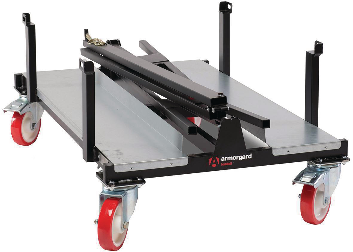 Armorgard Folding Trolley For Moving Boards & Sheets - LoadAll LA1000 ...