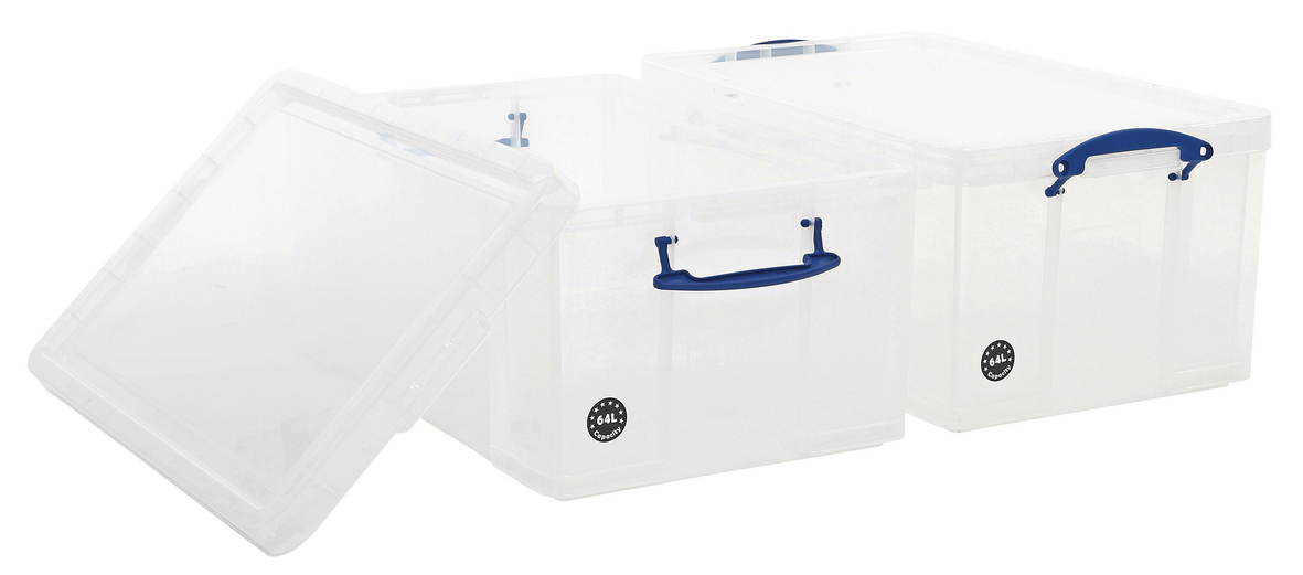 Pack of 2 64 L Really Useful Boxes | Office Storage | Manutan UK