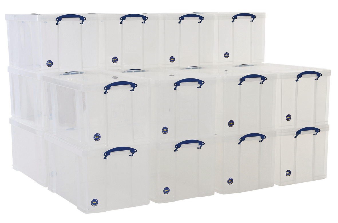 84L Really Useful Storage Plastic Boxes - Pallet Buy of 20 Units ...