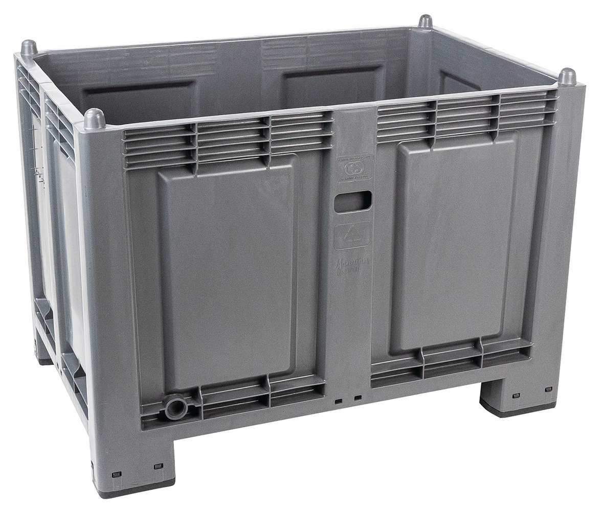 Stackable Euro Pallet Box - Recycled Plastic - Manutan Expert - Manutan ...