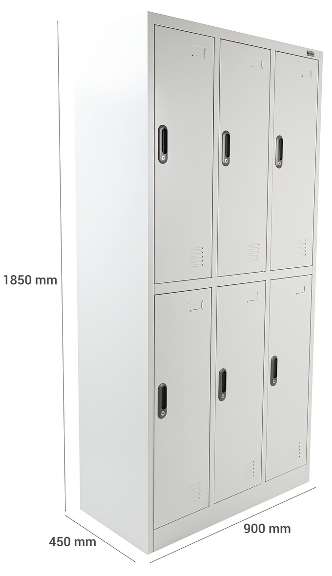Multi-compartment locker - 3 columns - On base | Manutan UK