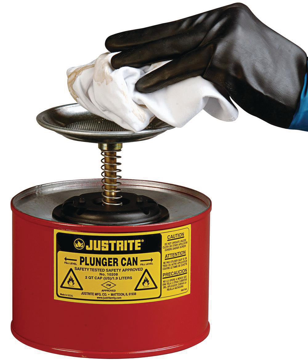 Plunger can - Justrite - Manutan.co.uk