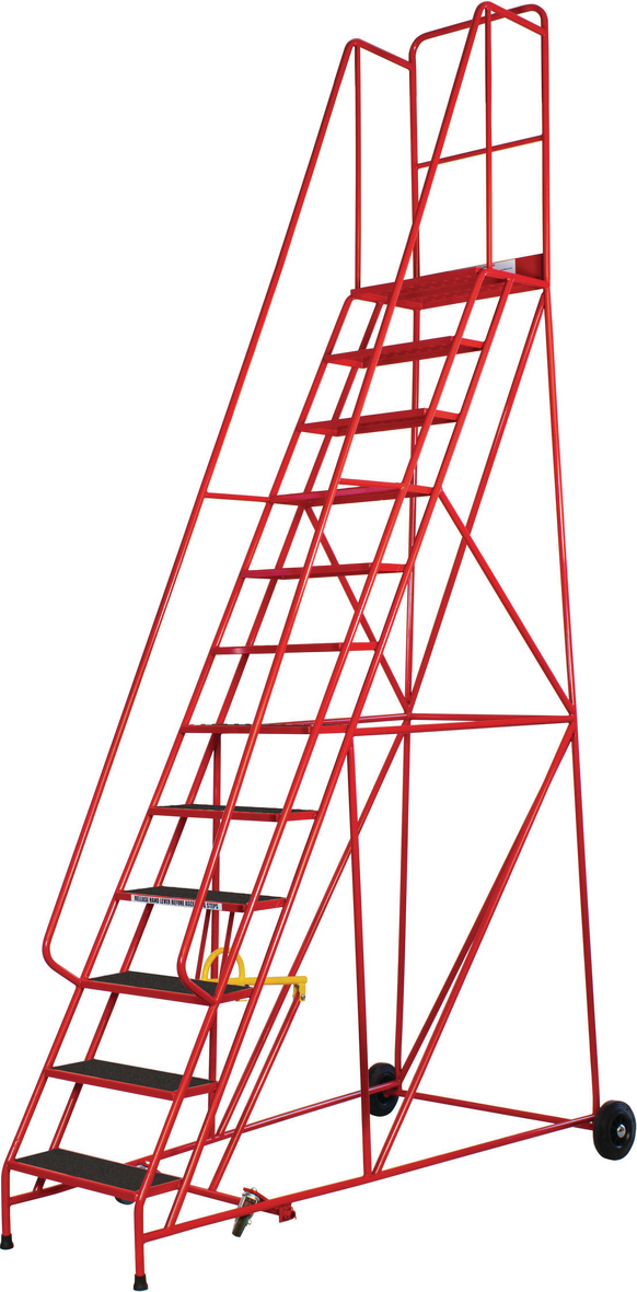 Standard Duty Anti Slip Mobile Warehouse Steps | Safety Step | Manutan