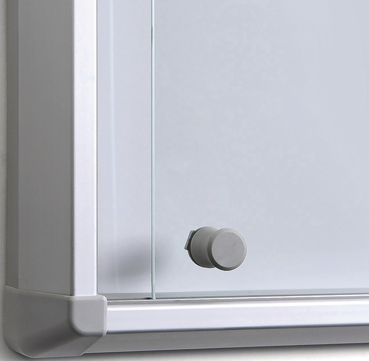 Indoor display case with magnetic back - Jansen Display - Manutan.co.uk