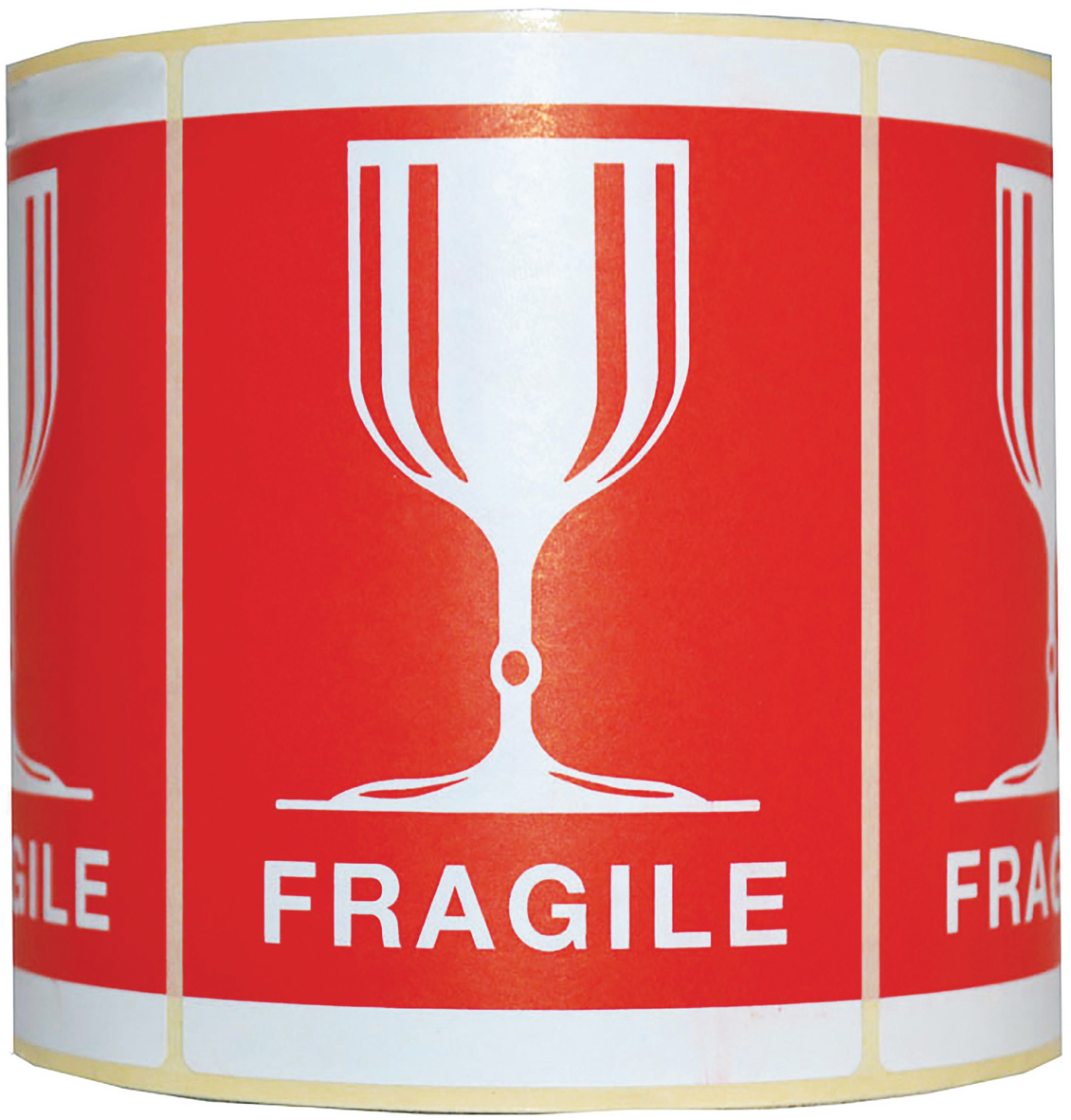 Printed safety label - Fragile glass - Manutan.co.uk