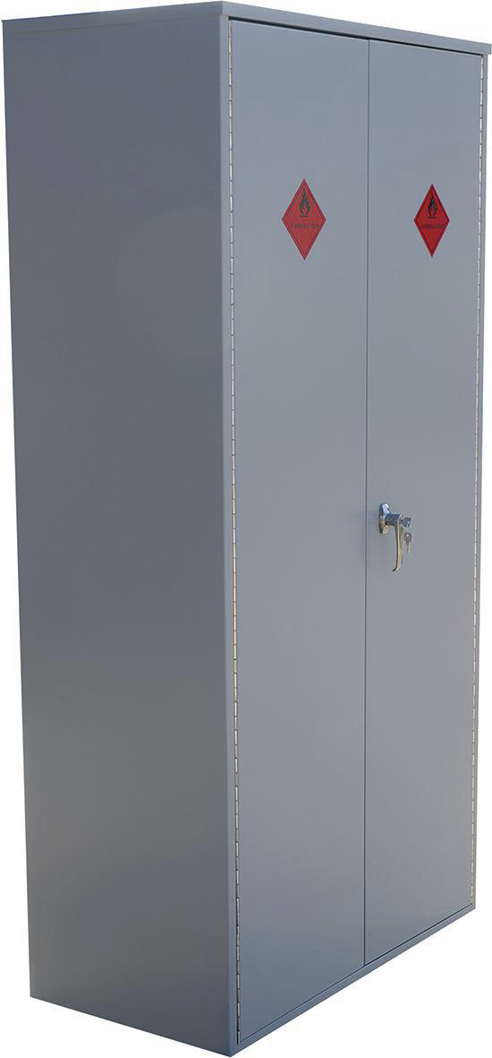 Zinc Coated Tall COSHH Flammable Storage Cabinet | Manutan UK