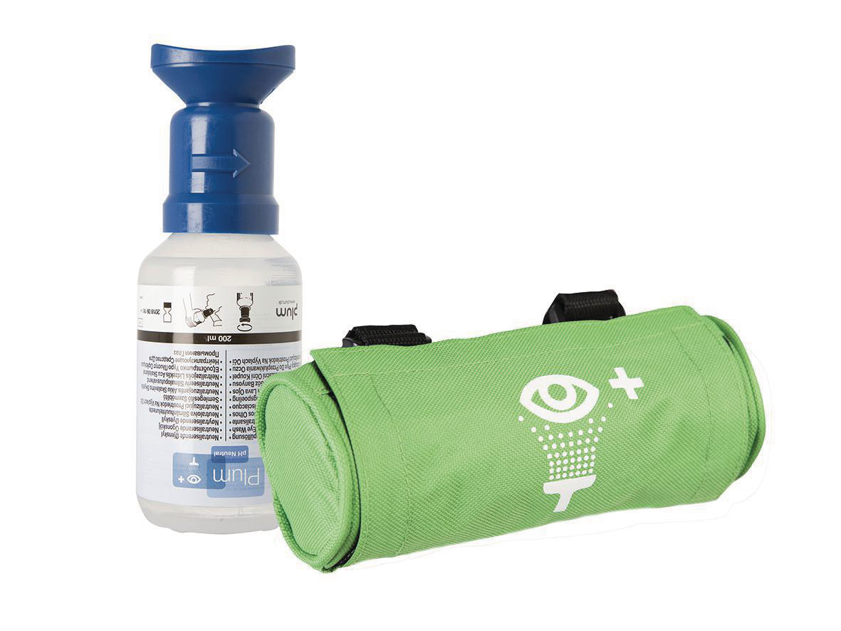 Portable eyewash kit - PLUM - Manutan.co.uk