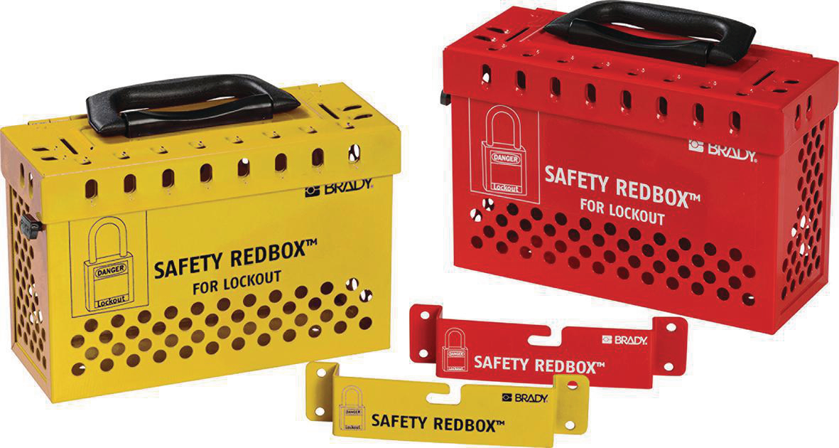 SAFETY REDBOX lockout box - Brady - Manutan.co.uk