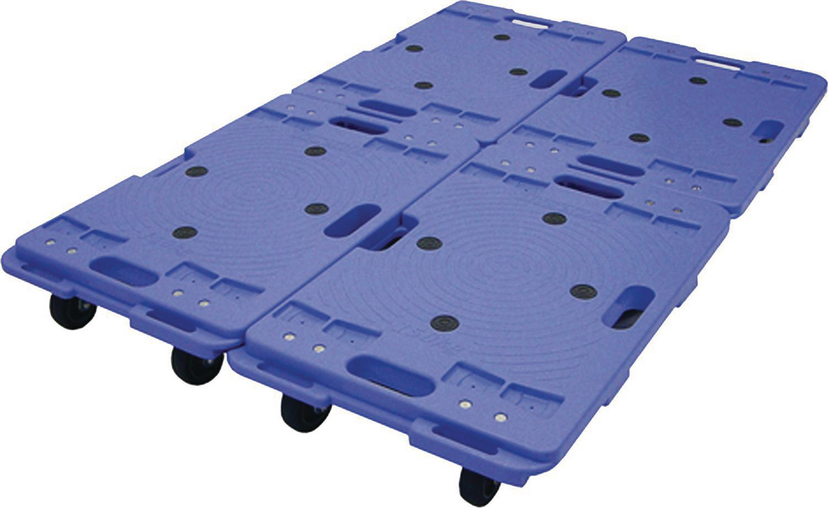 Wheeled Modular Plastic Dolly - 150kg UDL - Manutan.co.uk