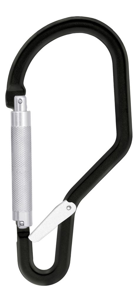 Aluminium carabiner with locking latch - Kratos Safety - Manutan.co.uk