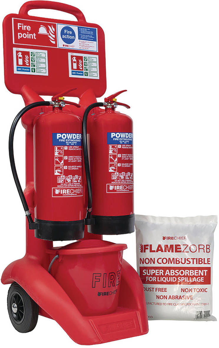 Petrol Station Fire Extinguisher Forecourt Bundle - Firechief CTX