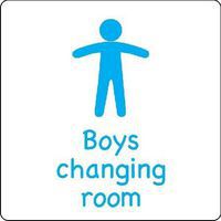 Boys' Changing Room - Educational Sign | Signs & ID | Manutan UK