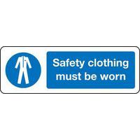 Safety Clothing Must Be Worn Sign | Signs & ID | Manutan UK