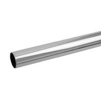 25mm Round Steel Tube 914mm Length Chrome Plated | Ironmongery