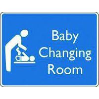 Baby Changing Room Sign For Restrooms - Plastic Or Adhesive Vinyl ...