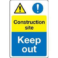 Construction Site Keep Out Sign | Signs & ID | Manutan UK