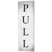 Push & Pull Prestige Signs | Clear Signage | Manutan UK