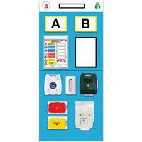 Rack End First Aid Shadow Notice Board Station – Modulean Double Aisle ...