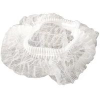 White disposable cap, HACCP compliant and food-safe - Manutan.co.uk