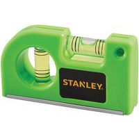 Stanley Green Hi Vis Pocket Level | Magnetic | Horizontal & Vertical