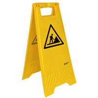 Warning stand with pictogram - Manutan.co.uk
